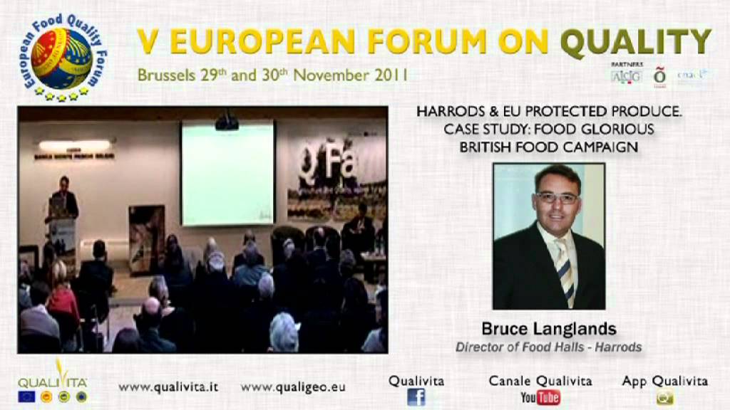 Bruce Langlands Harrods - Harrods & EU protected produce. Food glorious ...
