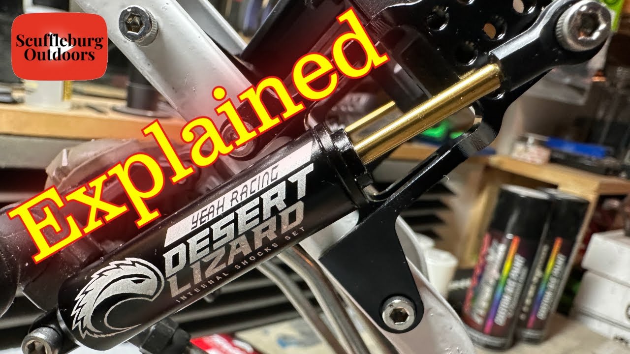 Yeah Racing Desert Lizards R/C Crawler Shocks - YouTube