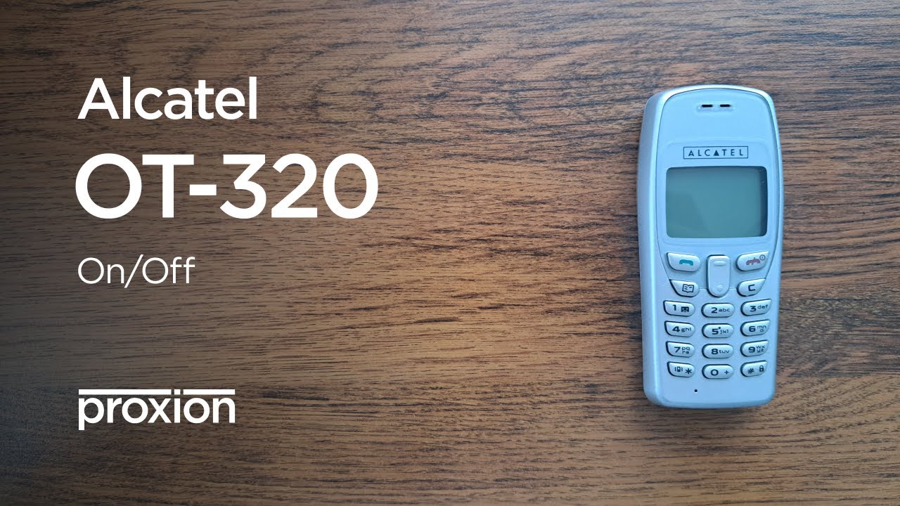 Alcatel OT 320 (XG1) - On/Off - YouTube