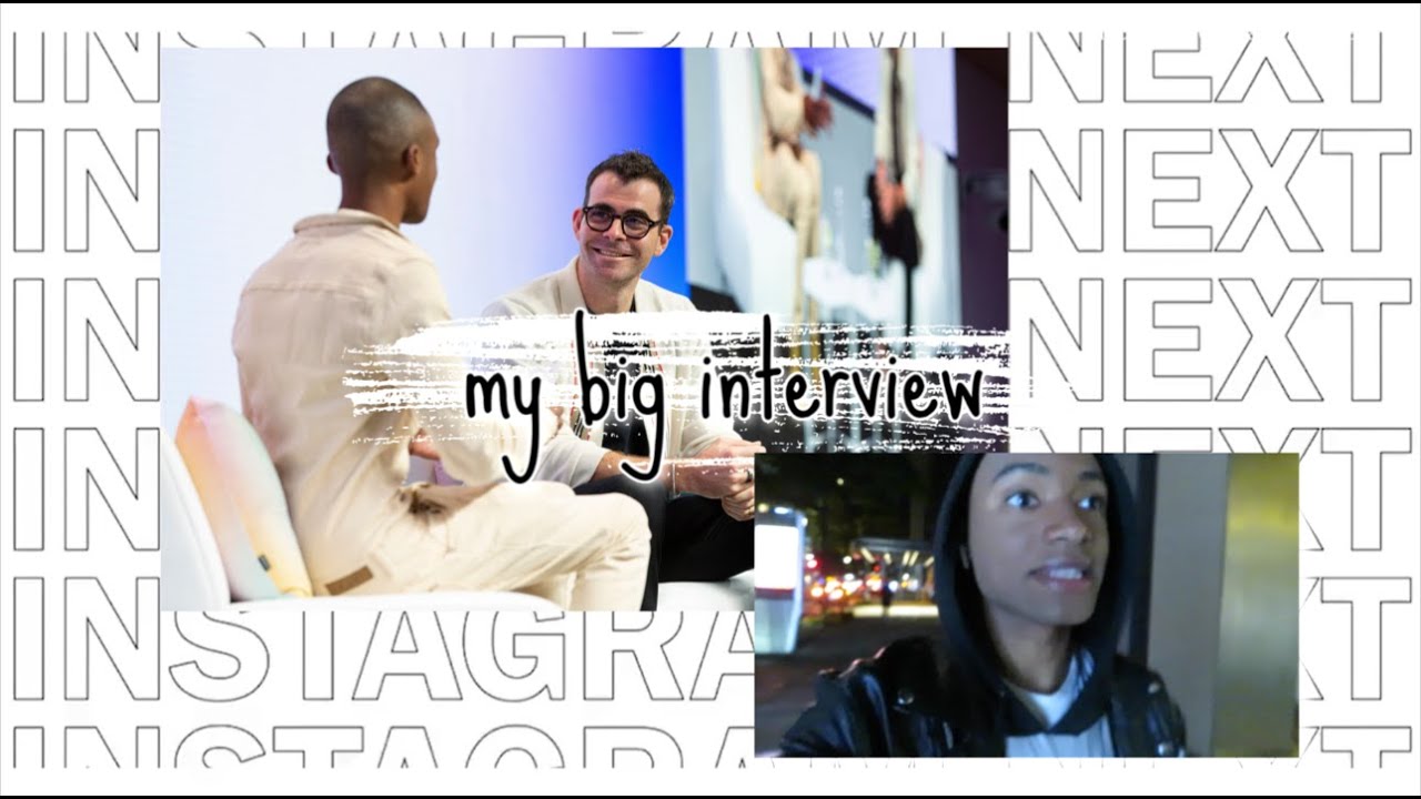 i interviewed the ceo of instagram !! 🤩 // vlog - YouTube