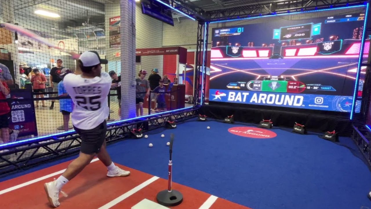 Bat Around - Baseball Meets Video Game - YouTube