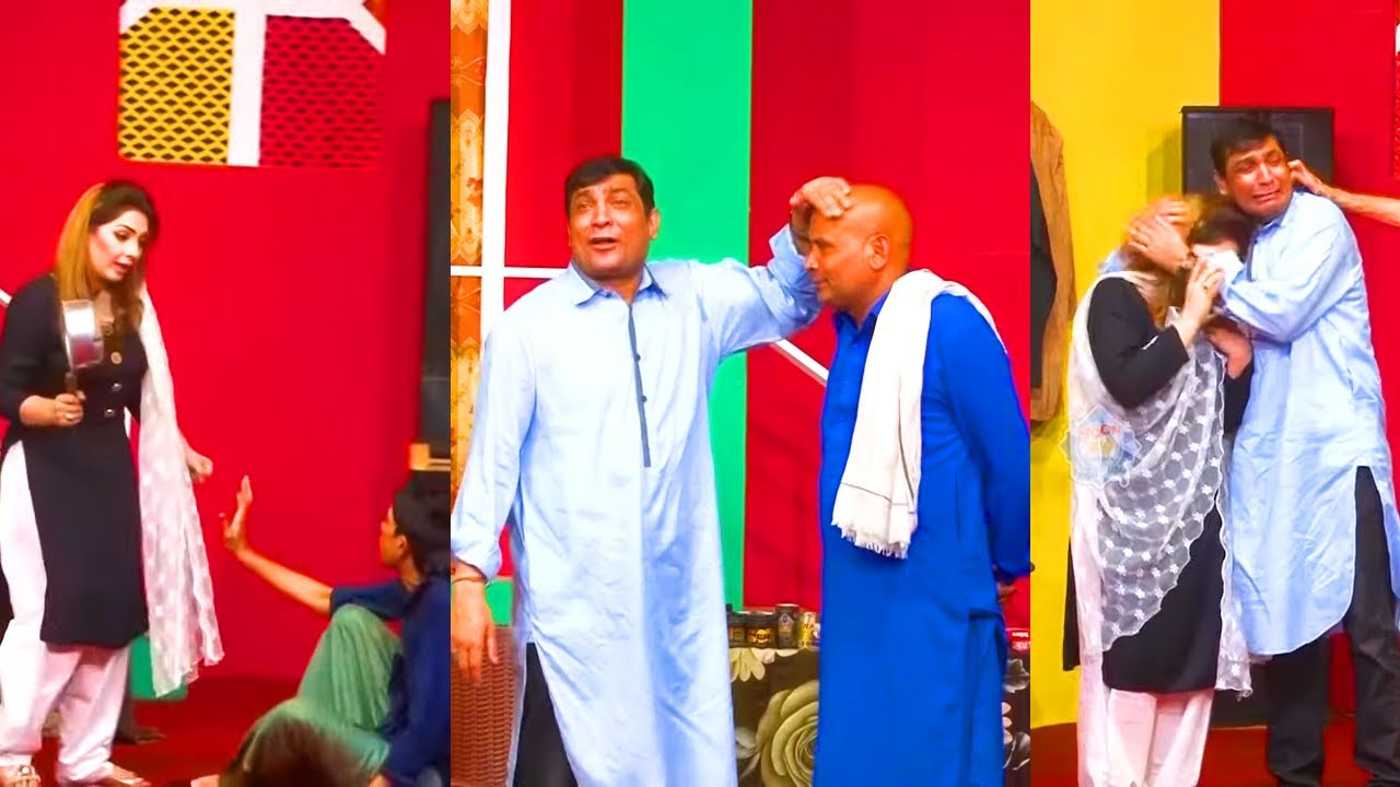 Akram Udas and Zulfi with Shahid Khan | New Pakistani Stage Drama 2020 ...