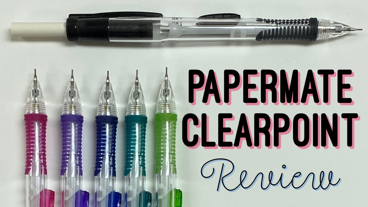 PAPERMATE CLEARPOINT MECHANICAL PENCILS Review! Should YOU get them ...