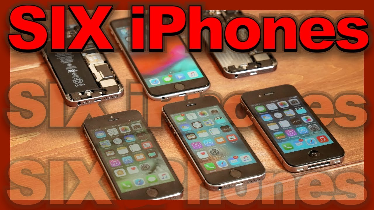 I Bought SIX iPhones... - YouTube