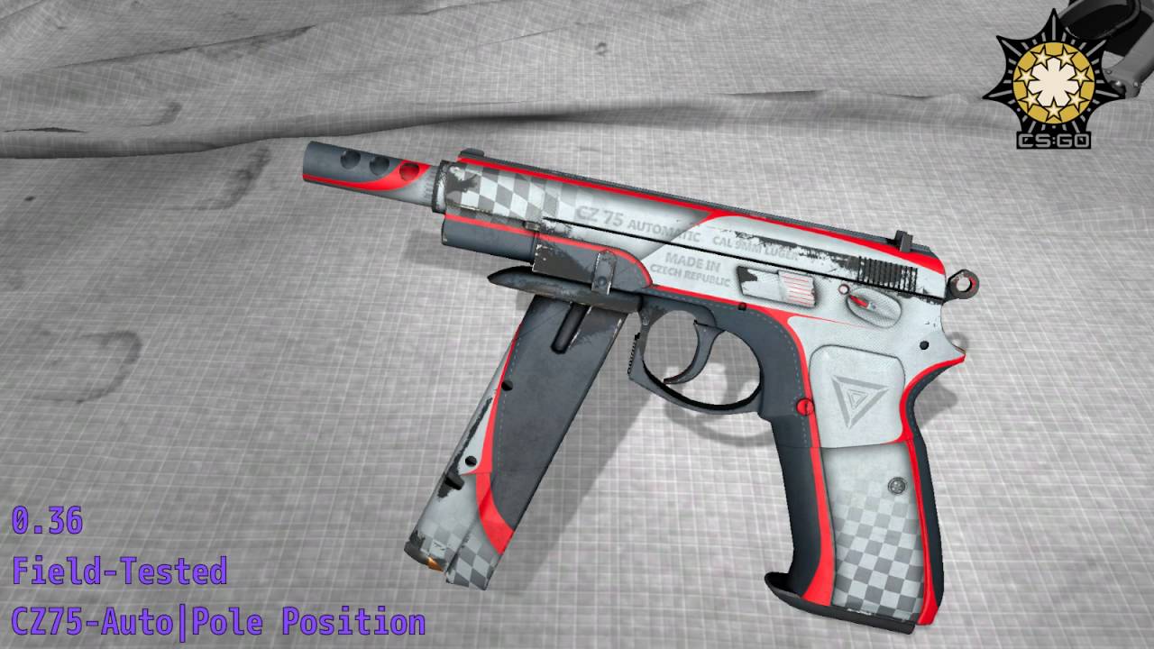 CZ75 Auto Pole Position Wear/Float - YouTube