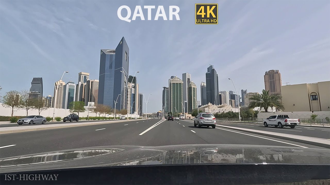 Qatar 4K - Driving tour in the streets of Doha (Part 2) - YouTube