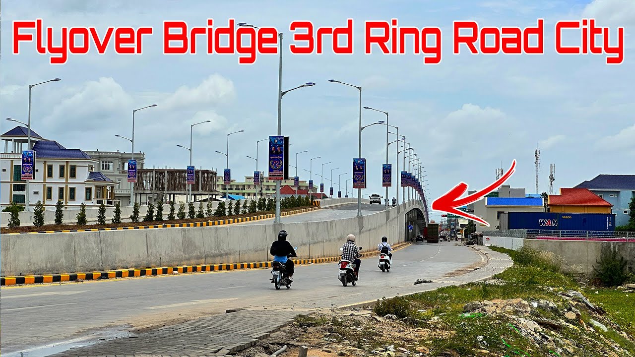 Flyover Bridge National Road 4 Connected Win Win Road To 3rd Ring Road ...