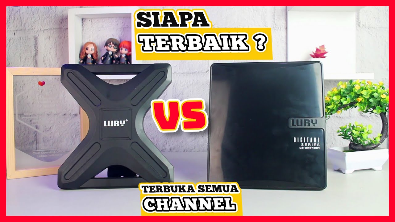 ASLI TANPA REKAYASA! Terbuka Semua Channel | Review Perbandingan Antena TV Digital Luby 1001 vs ...