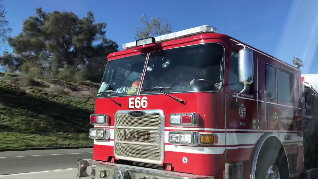 RAW/UNCUT FOOTAGE of the Staging area and fire engines for the ...