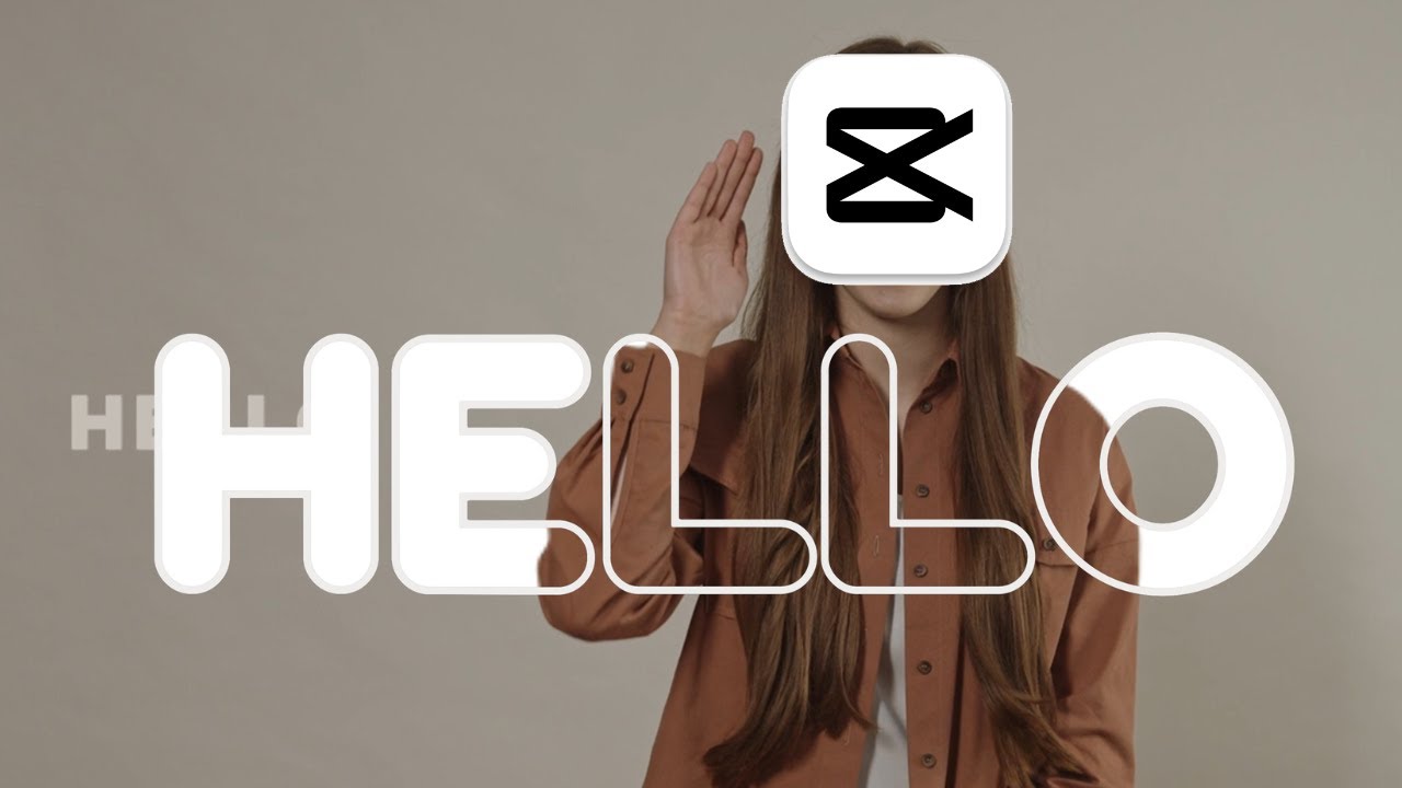 How to Make an Outline Transparent Text Effect in CapCut PC - YouTube