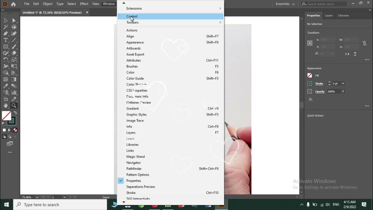 How To Show Illustrator Control Bar Learn Illustrator In Urdu How To Fix Top Tool Bar If how-to-show-illustrator-control-bar-learn-illustrator-in-urdu-how-to-fix-top-tool-bar-if