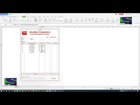 How to Make Invoice Number Change Automatically in Excel - YouTube