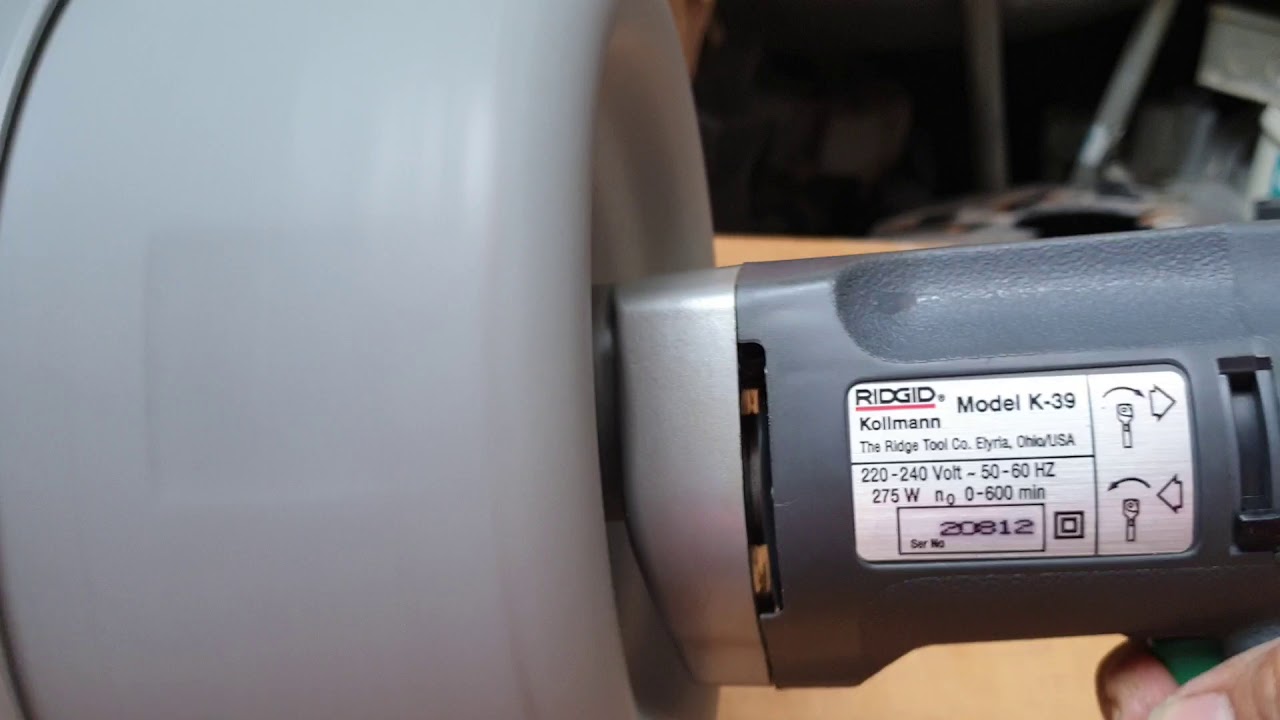 RIDGID K39 - YouTube