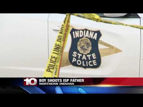 Boy, 11, charged after shooting dad, a Indiana State trooper