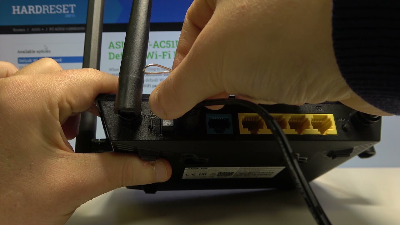 How to Hard Reset ASUS RT-AC51 - Factory Reset ASUS RT-AC51 Using ...