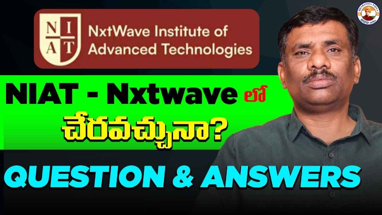 NXT wave - NIAT Really SUGGESTABLE? || Best in CODING || SBR TALKS ...