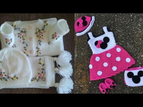 Crochet beautiful baby Frock Design / Crochet Frock Design - YouTube