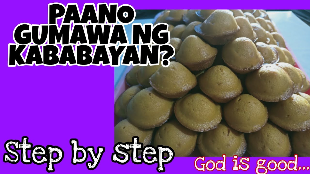 PAANO GUMAWA NG KABABAYAN? HOW TO MAKE MUFFIN BREAD?Step by step - YouTube