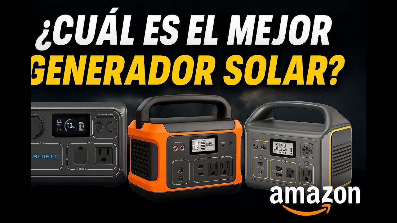 ¿Cuál es el Mejor Generador Solar Portátil? 🔋 Comparativa HONESTA de 3 ...