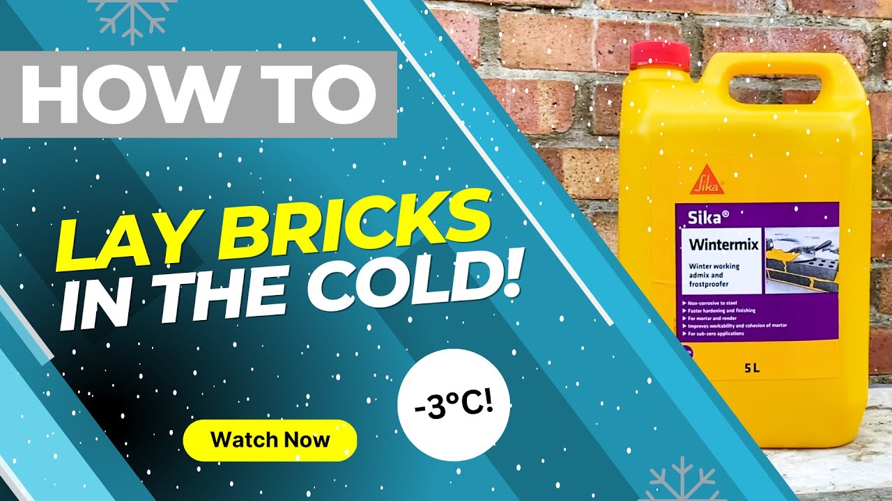 How To Lay Bricks in The Cold - It Can Be Done! - YouTube