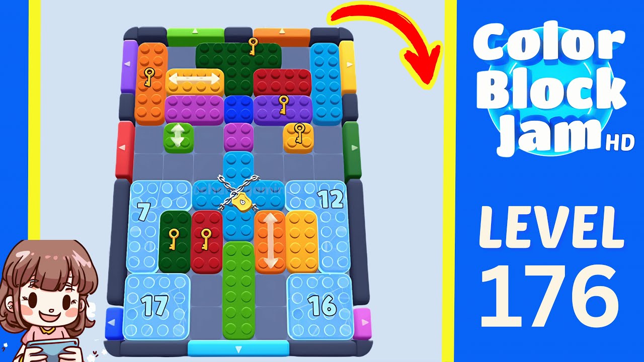 Color Block Jam Level 176 Solution Walkthrough - YouTube