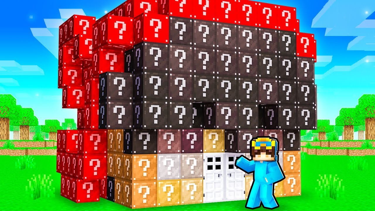 Nico vs Cash LUCKY BLOCK House Battle! - YouTube