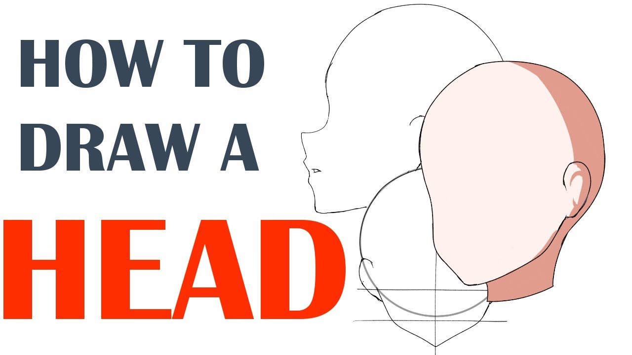 [BEGINNER] HOW TO DRAW A HEAD (3 ways) - YouTube