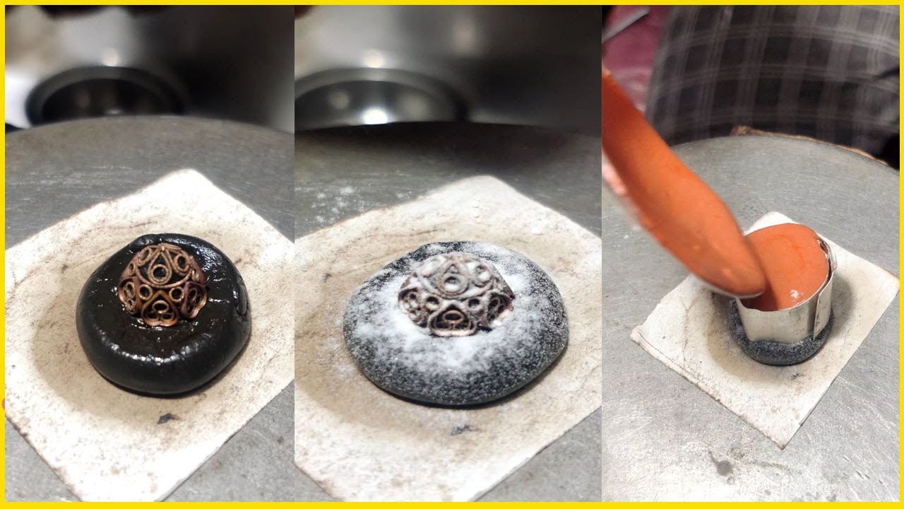 Making of Jhumka Earring Part - Jewellery Making - YouTube