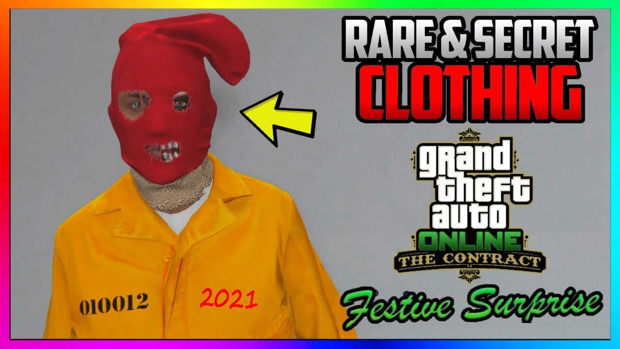 GTA 5 Online: Christmas DLC Update Rare Red Stocking Mask! How I Got It ...