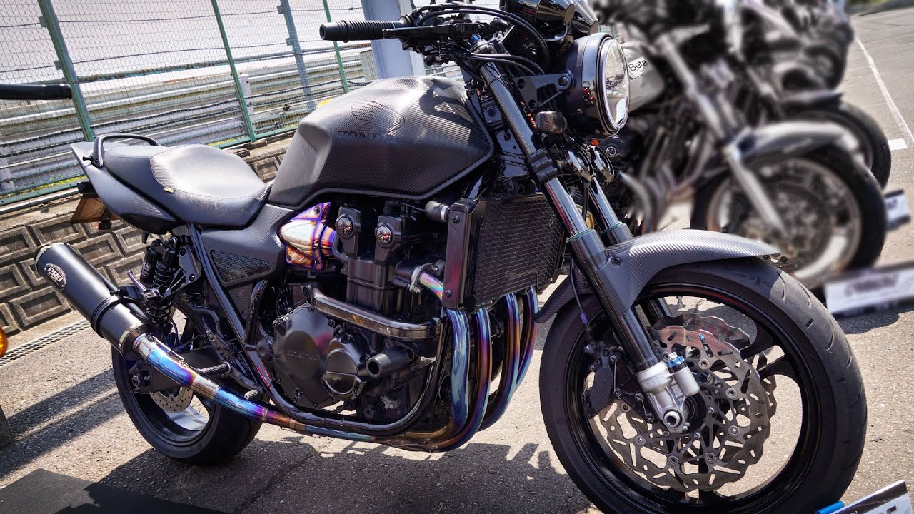 HONDA CB1300SF Black Carbon Custom Bike - YouTube