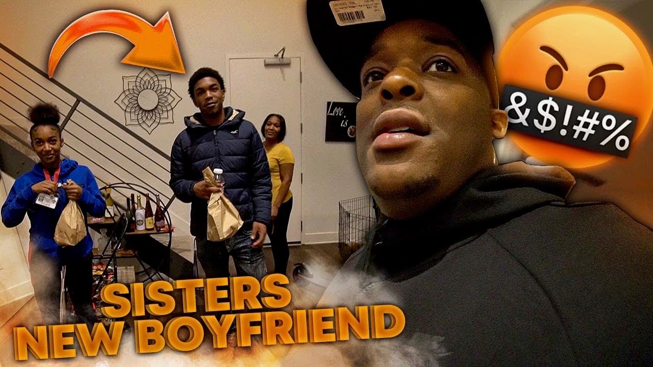 Meeting My Little Sister NEW BOYFRIEND !!! " HERE WE GO AGAIN SMH ...
