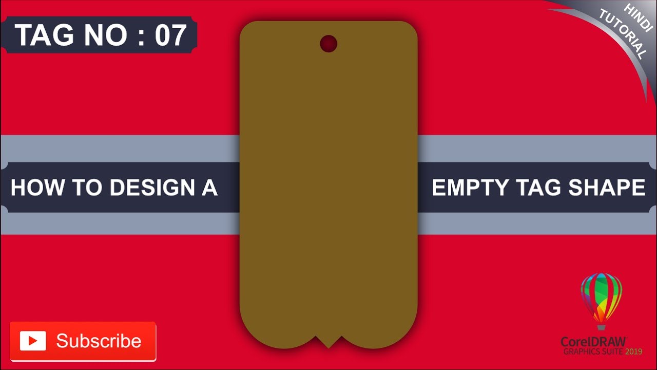 TAG NO 07 How To Design A Stylish Empty Tag Shape In CorelDraw 2019 In Hindi Imperial tag-no-07-how-to-design-a-stylish-empty-tag-shape-in-coreldraw-2019-in-hindi-imperial