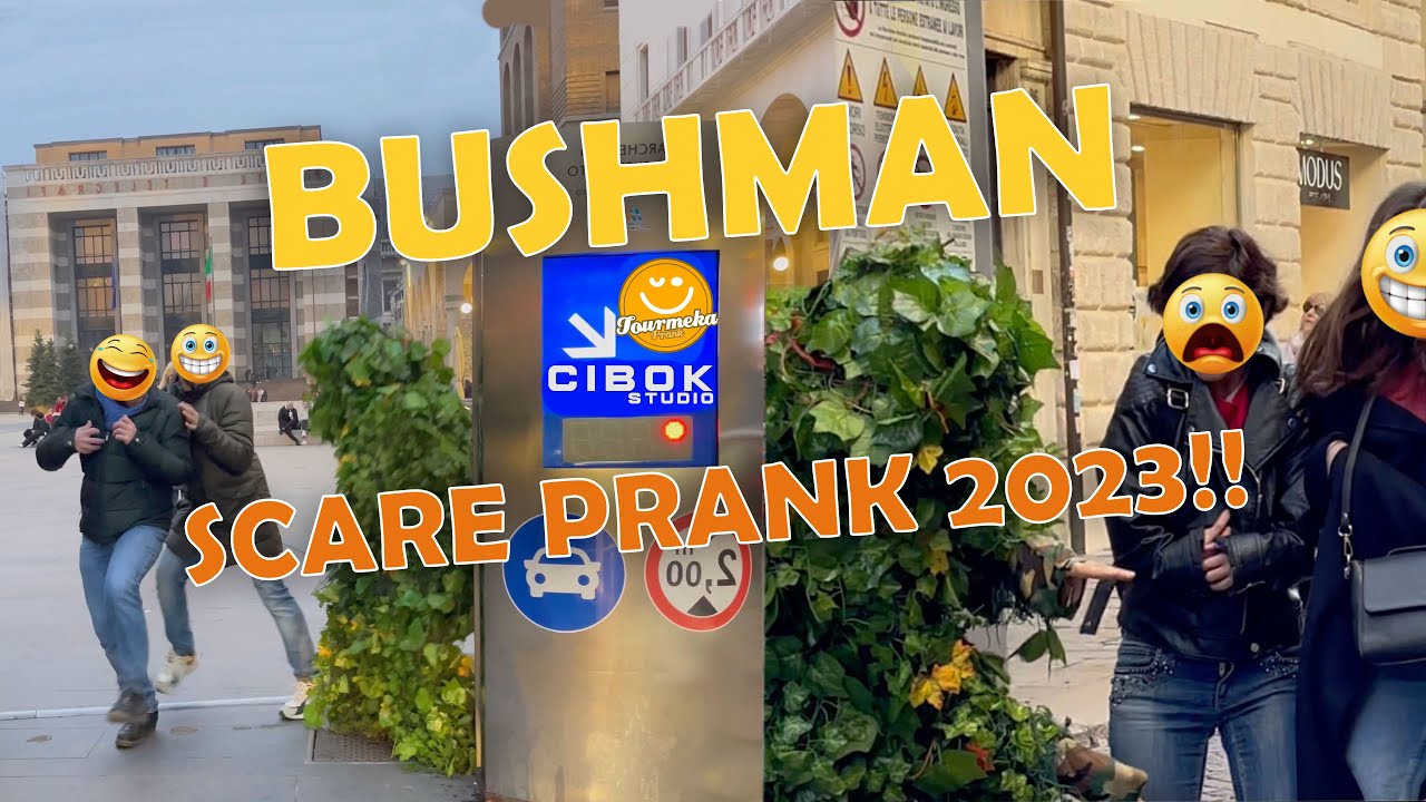 BUSHMAN SCARE PRANK 2023!! FUNNY PRANKS - BEST PRANKS - YouTube