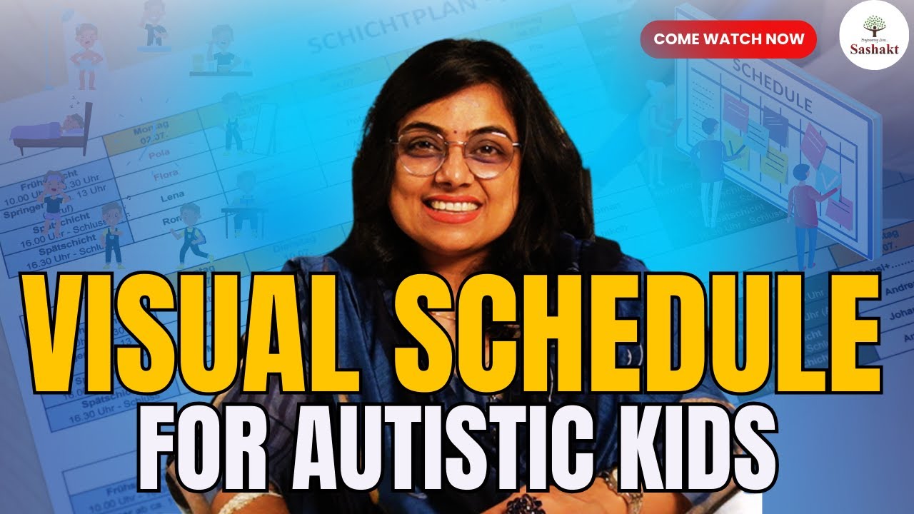 How To Create Visual Schedule For Autistic kid | Timetable for autistic ...