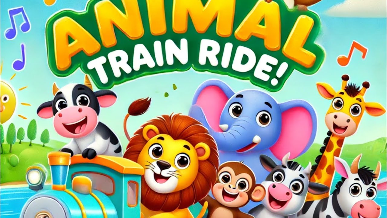 The Animal Train Ride! 🚂🐘🎶 | Sing, Dance & Learn Animal Sounds! - YouTube