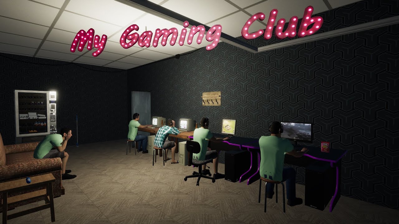 Fully Finishing Decorating & 4th PC ~ My Gaming Club - YouTube