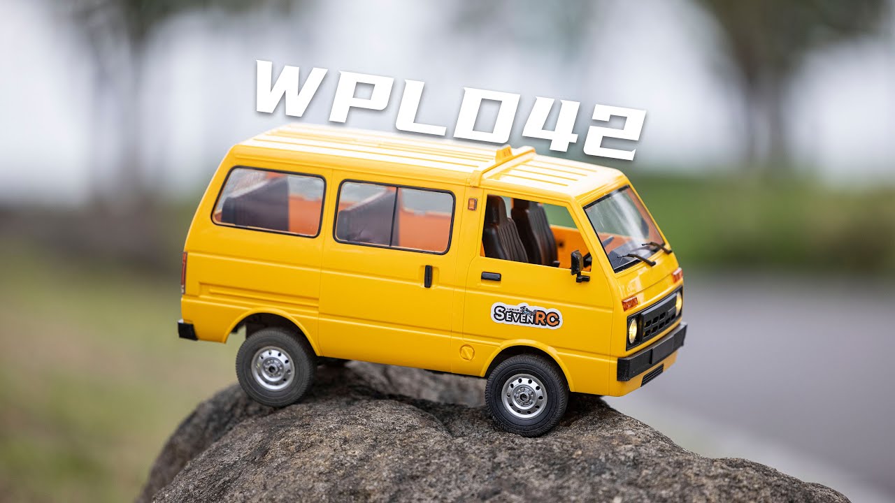 顽皮龙 WPL D42 乐趣无价 1:10 仿真天津大发面包车 - YouTube