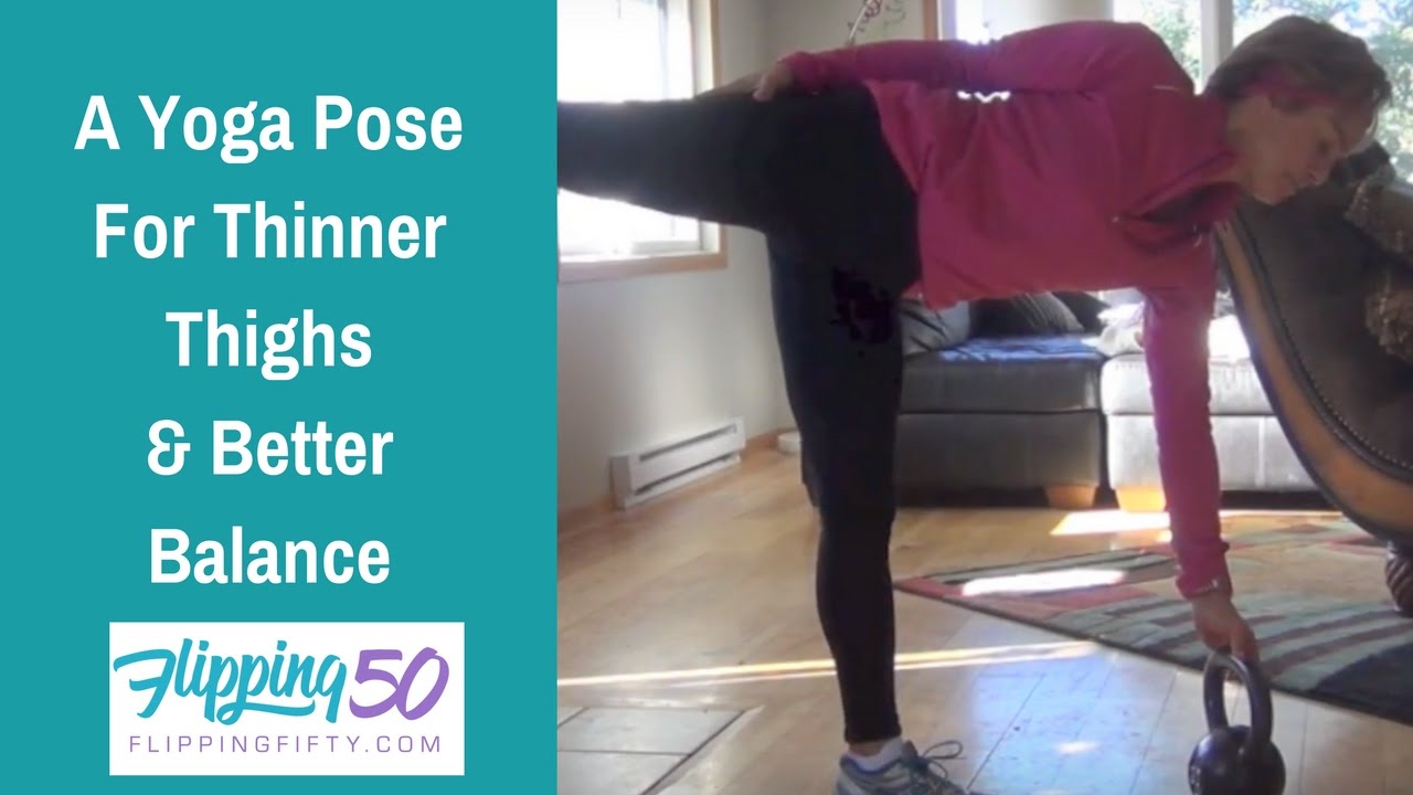 Slimmer Thighs in 30 Poses: Tone, Trim, and Lean Legs - YouTube
