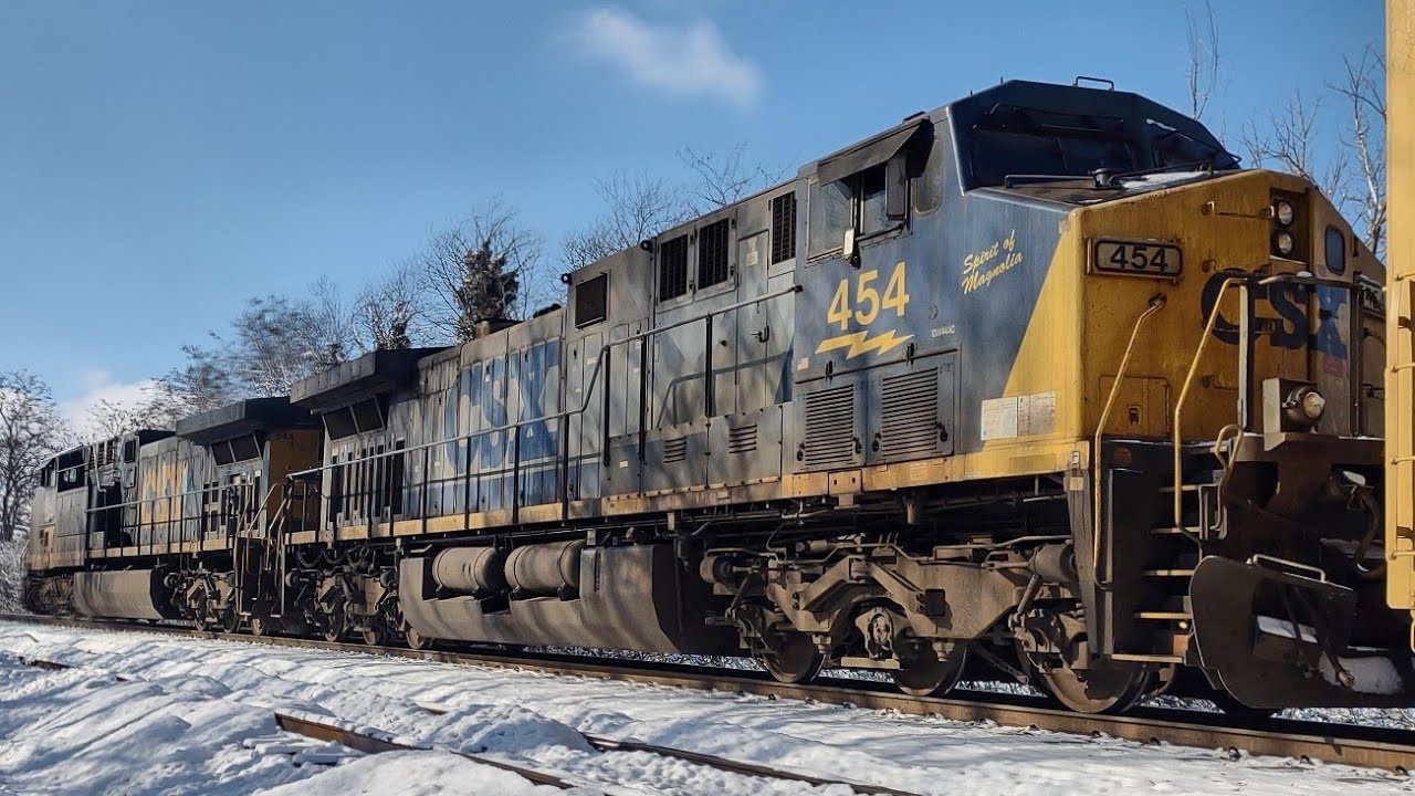 THE SPIRIT OF MAGNOLIA! CSX Q541 w/ CSX 454 “Spirit of Magnolia ...