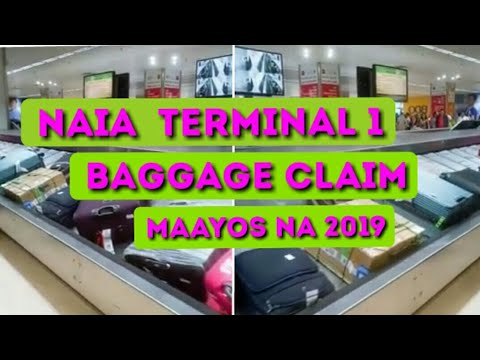 NAIA TERMINAL 1 || Baggage Claim Maayos Na 2019 - YouTube
