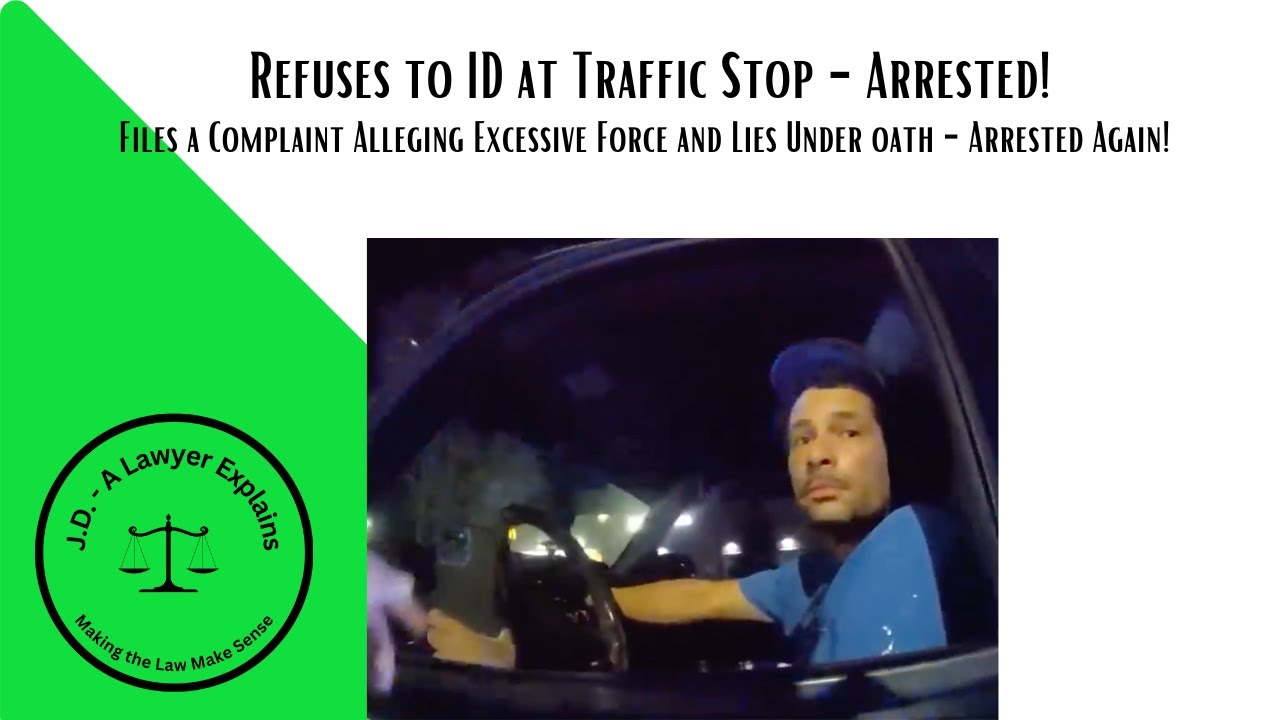 Florida Man Demonstrates Stupid Is and Stupid Does (Traffic Stop ...