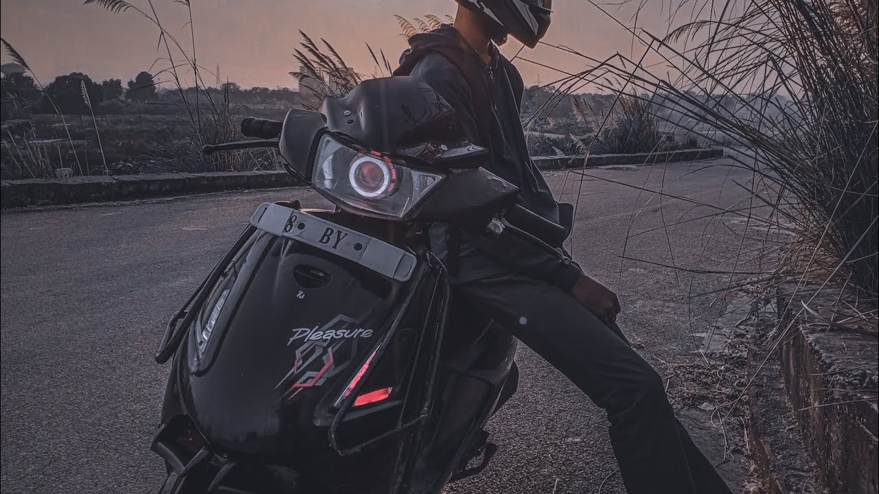 Modified Pleasure Scooty (Hero Pleasure Cenimatics) - YouTube