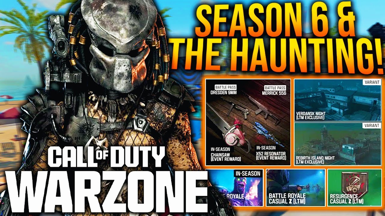 WARZONE: MASSIVE SEASON 6 UPDATE Revealed! THE HAUNTING UPDATE, NEW ...