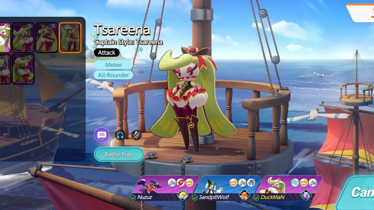 Pokemon Unite Tsareena Youtube