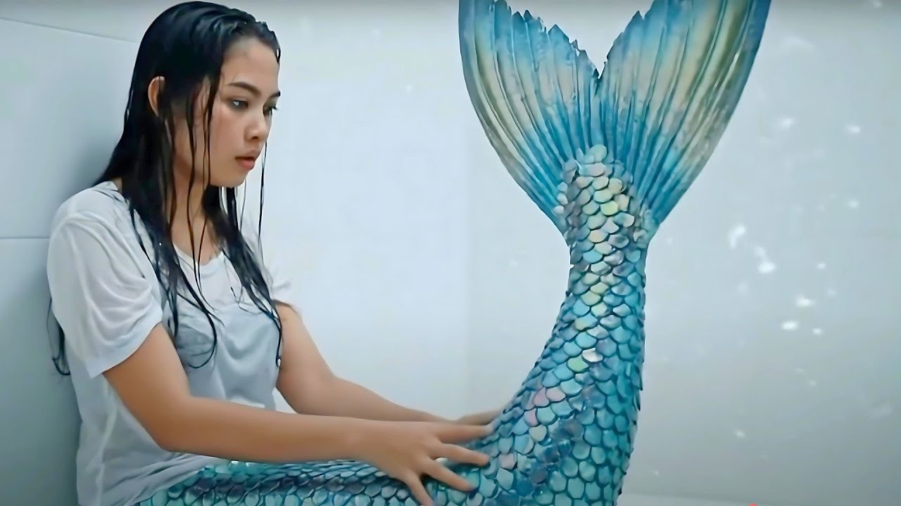 Mermaid transform back into women - YouTube