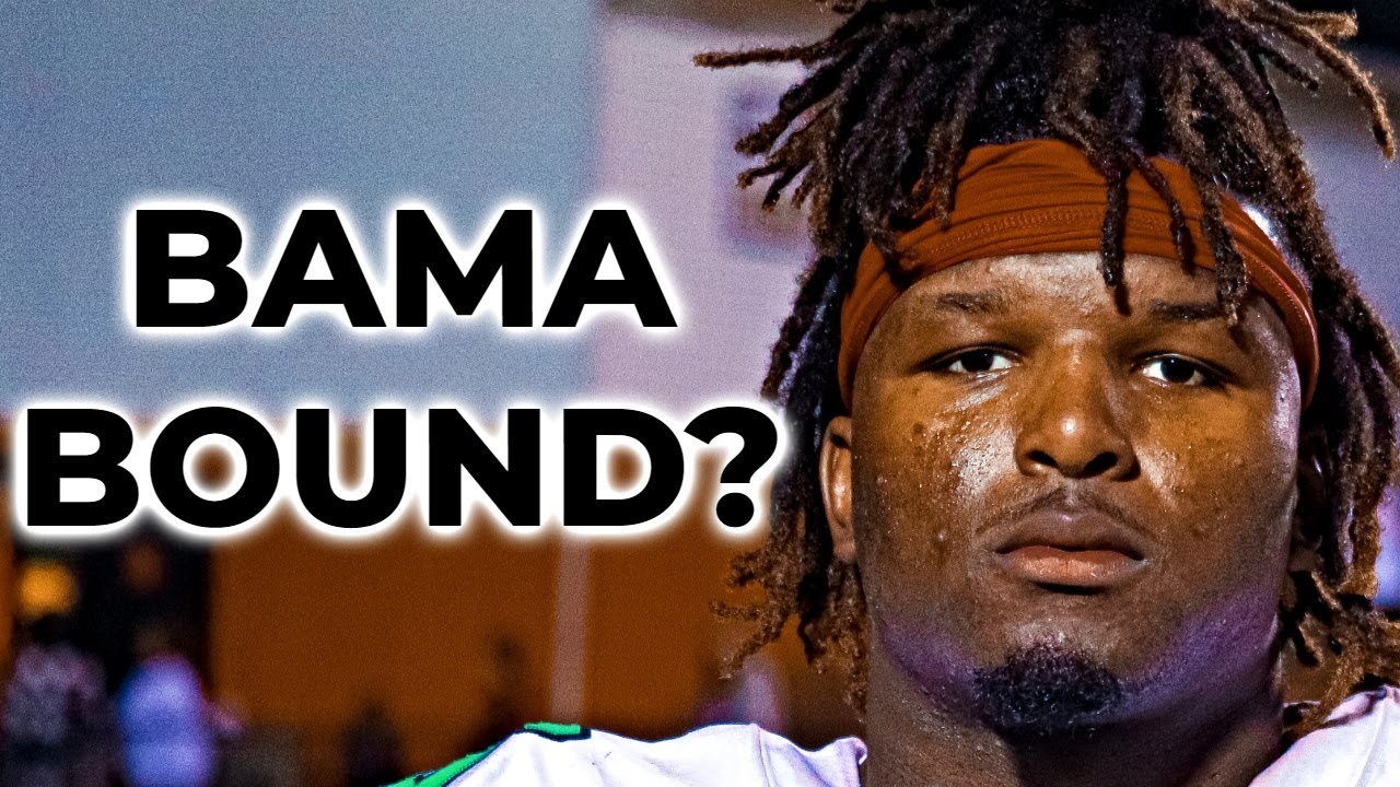 "They told me the GREATEST come to Alabama" - 4-Star DE Kavion ...