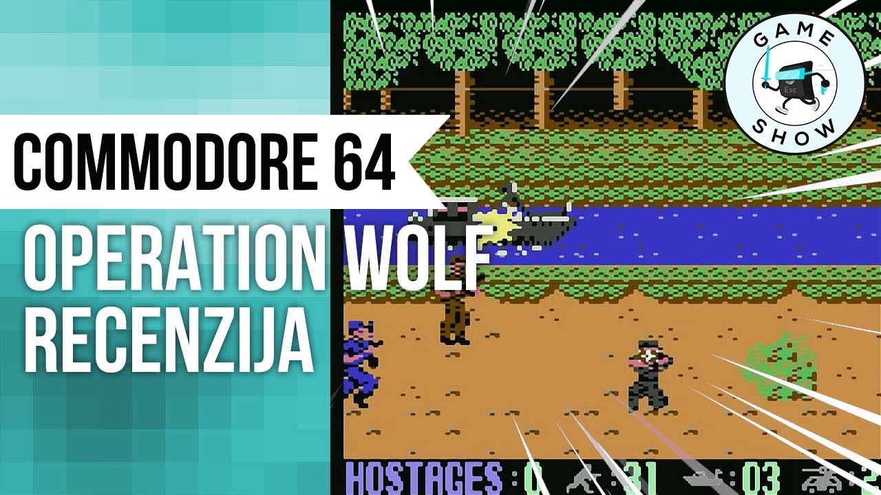 C64 Operation Wolf Recenzija // Escape Game Show - YouTube