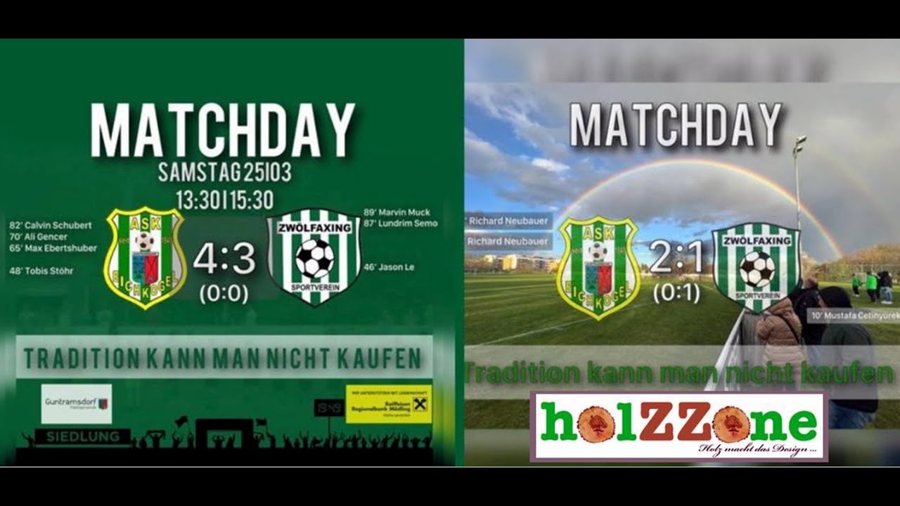 ASK 25.03.20230 ASK Eichkogel 2 : 1 Zwölfaxing - YouTube