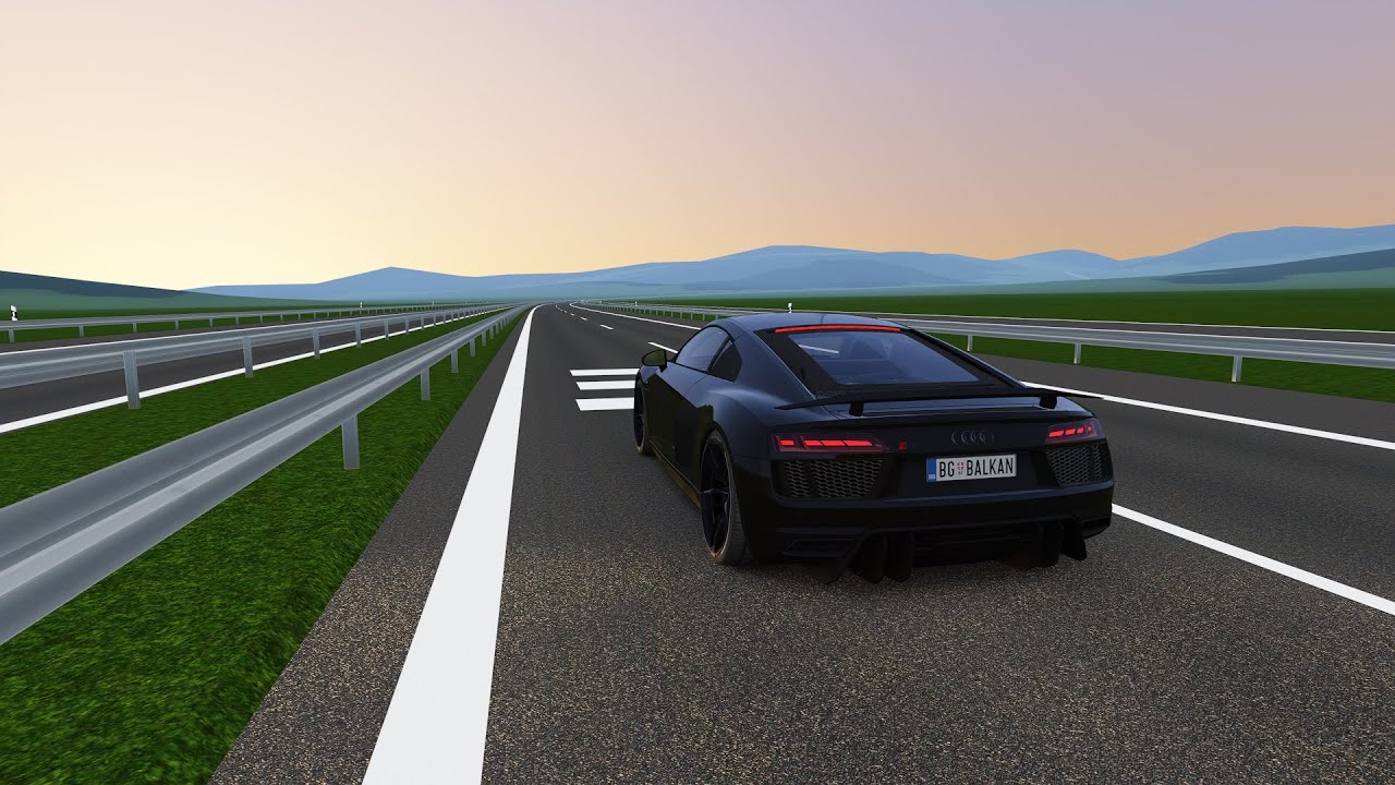 AUDI R8 AUTOBAHN ASSETTO CORSA - BRAZILIAN PHONK - YouTube