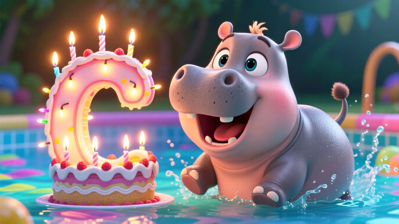 Hippo ABC Pool Party 🦛🎉 | Learn ABCs for Kids | Fun Alphabet Song - YouTube